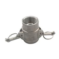 China Customized SS 304 316 D type Camlock Quick Connectors for Water Gas Oil NPT BSP 1/4