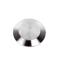 China Customized Blind Plate 316 Stainless Steel Sanitary Chuck Clamp Plug Pipe Plug for sale