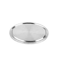 China Customized Blind Plate 316 Stainless Steel Sanitary Chuck Clamp Plug Pipe Plug for sale