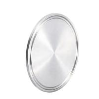 China Customized Blind Plate 316 Stainless Steel Sanitary Chuck Clamp Plug Pipe Plug for sale