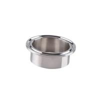China Stainless Steel 304 316 SMS Tri Clover Ferrule/Nipple Silver Clamp Connection Design for sale