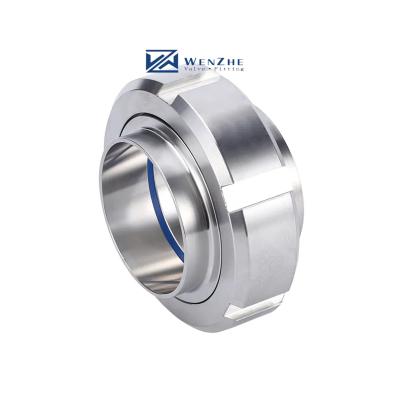 China Welding Union Pipe Fitting for General in Sanitary Grade Stainless Steel 304/316 3A SMS for sale