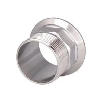 China Sanitary Stainless Steel SS304/SS316L Tri Clamp Hex Nipple Thread Ferrule for sale