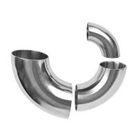 China Sanitary Stainless Steel 304 316 Connector Equal Elbow Bend Pipe Fittings DIN 3A Forged for sale