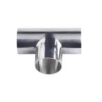 China 1/4''-4.0'' Size Sanitary Welding Tee Connector Pipe for Industrial SS304/316 Material for sale