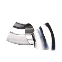 China Sanitary Welding Connection Forged SS304 316L 45 Degree Elbow for Oil Water Gas Milk for sale