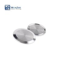 China 3/4''--12.0'' Equal Size Sanitary Stainless Steel Pipe Quick Blind Plate for 304 316L for sale