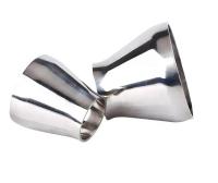 China Stainless Steel Forged 3A DIN Reducing Sanitary Mirror Welded Reducer 304 316 Transition for sale