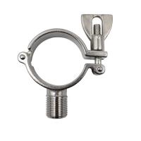 China Square Head Male Thread Pipe Support Clamp with Quick Connection Standard Winged Design for sale