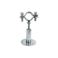 China Full 304 Round Pipe Holder Hanger Clamp for Stainless Steel 201 304 316 Sanitary Tubes for sale