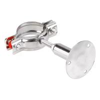 China Full 304 Round Pipe Holder Hanger Clamp for Stainless Steel 201 304 316 Sanitary Tubes for sale