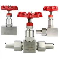 China Silver 304 316 Stainless Steel J13W-160P Needle Valve Internal Thread Needle Valve for sale