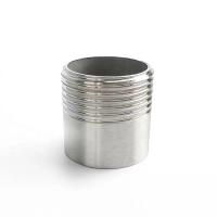 China 1/4''-4.0'' SS316 Male Barrel Nipple NPT BSPP BSPT G Threaded 2-1/4'' for sale