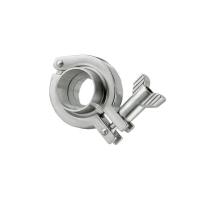 China Stainless Steel 304 316 Clamp Single Pin Sanitary Tri Clamp Forged Connection for sale
