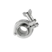 China Stainless Steel 304 316 Clamp Single Pin Sanitary Tri Clamp Forged Connection for sale