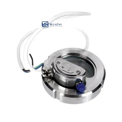 China ODM Stainless Steel 304 316 316L Tempered Union Type Round Sight Glass for sale