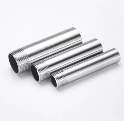 China Equal 304 Stainless Steel Pipe Fitting Weld Nipple Coupling Connector for Water Oil Air for sale