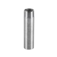 China 304 Stainless Steel Pipe Fitting Weld Nipple Coupling Connector for Water Oil Air Silver for sale