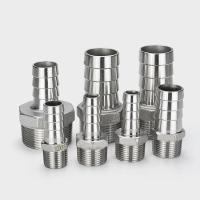 China 201 304 Stainless Steel Casting Thread Hex Nipple for Leather Pipe Joint Fitting for sale