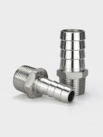 China 201 304 Stainless Steel Casting Thread Hex Nipple for Leather Pipe Joint Fitting for sale