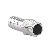 China 201 304 Stainless Steel Casting Thread Hex Nipple for Leather Pipe Joint Fitting for sale