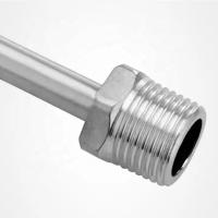 China SS304 316 316L Round Ring 6000 PSI 1/2 NPT BSPT Swivel Pressure Gauge Snubber Syphon Tube for sale