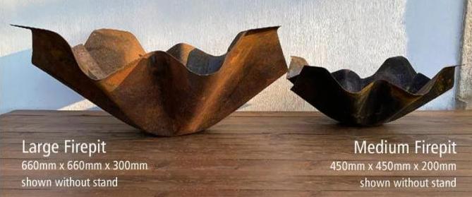 Unique Design Garden Decoration Warming Firewood Corten Steel Outdoor Fire Pit Heater
