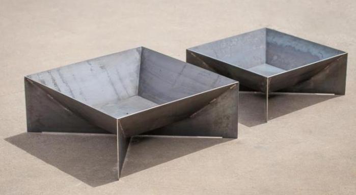 30 Inch Outdoor Decor Wood-Burning Portable Cast Iron Fin Fire Pit