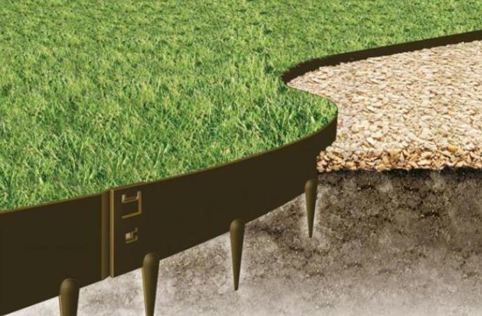 175cm Rusty Corten Garden Lawn Edging Metal Border Edge For Garden Landscraping