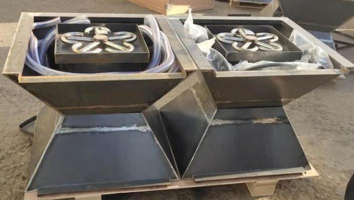 Outdoor Decorative Corten Steel Gas Fire Pit Water Bowls For Swimming Pool