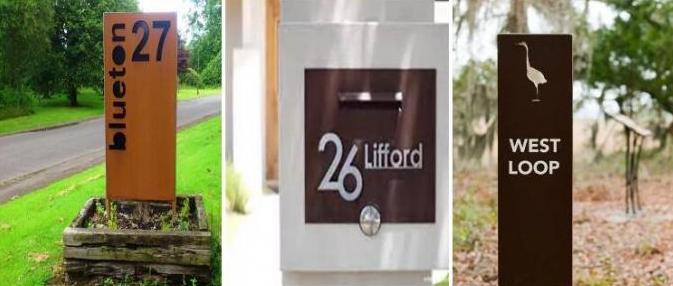 Custom Laser Cut Vintage Graden Signboard Design Rusty Corten Steel Sign