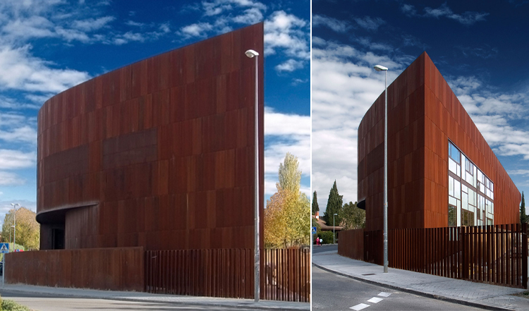 Corten Steel Decorative Solid Metal Panel Cladding Sheet 3D Wall Panel