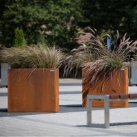 China Suppliers Flower Planter Garden Decorative Metal Flower Pots for sale