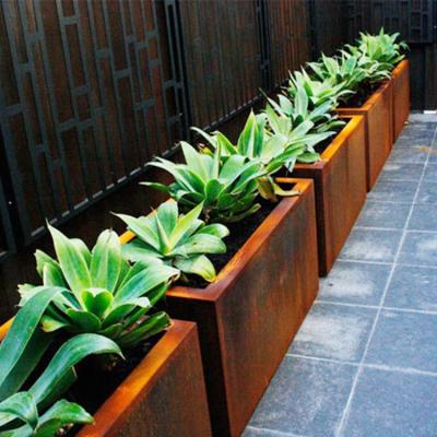 China Suppliers Flower Planter Garden Decorative Metal Flower Pots for sale