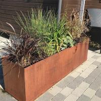 China Suppliers Flower Planter Garden Decorative Metal Flower Pots for sale