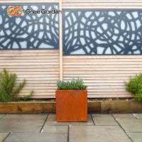 China Thickness 0.5mm To 20.0mm Corten Outdoor Metal Planter wear resisting for sale