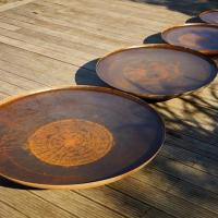 China Patio Steel Metal Wood Burning Fire Pit for Garden for sale