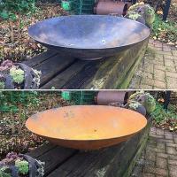 China Patio Steel Metal Wood Burning Fire Pit for Garden for sale