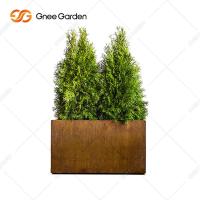 China Powder Coated Vertical Metal Wall Hanging Planter Box Flower Pot for sale