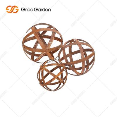 China Garden Landscape Metal Decoration Ornaments Corten Steel Decoration For Homeyard for sale