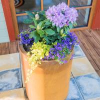 China Customizable Large Corten Steel Tree Planters for garden SGS TUV CE certified for sale
