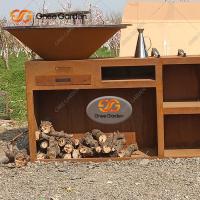 China Unique Barbeque Charcoal Grills Corten Steel Bbq Grill For Outdoor Kitchen for sale
