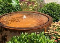 China Custom Corten Steel Waterfall Water Fountain Metal Water Features for sale