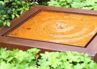 China Outdoor Decorative Metal Garden Sculpture Water Features Customized for sale