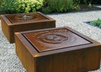 China Metal Garden Water Fountains Decorative Outdoor Sculpture Water Features for sale