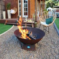 China Customizable Laser Cut Metal Fire Pits Round Wood Fire Pit OEM ODM for sale