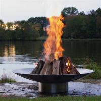 China Customized Weathering Steel Charcoal Burning Fire Pit For Camping for sale