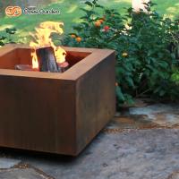 China OEM ODM 120cm Corten Steel Fire Pit Heavy Duty Wood Burning Fire Pit for sale
