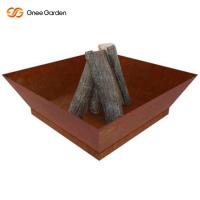 China Weathering Steel  3mm Garden Bonfire Feuerschale For Outdoor Warming for sale