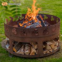 China Compact Bonfire Corten Steel Fire Pit 3 Mm For Enjoy Life Weather Proof for sale